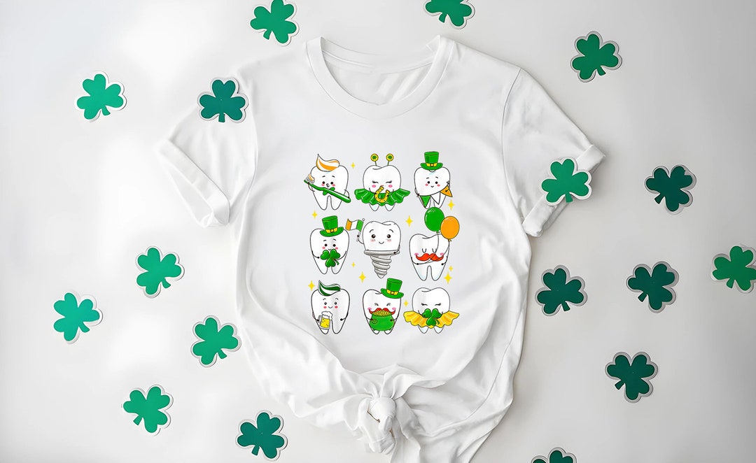 Irish Tooth Shirt, St Patricks Day Shirt, Funny Irish Dentist Shirt ...