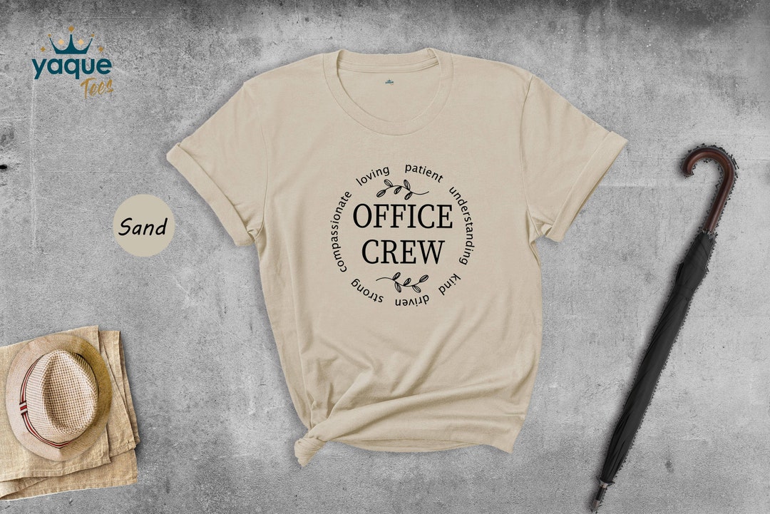 Office Crew Shirt: Squad Goals Design, Cotton Blend Tee | Comfortable ...