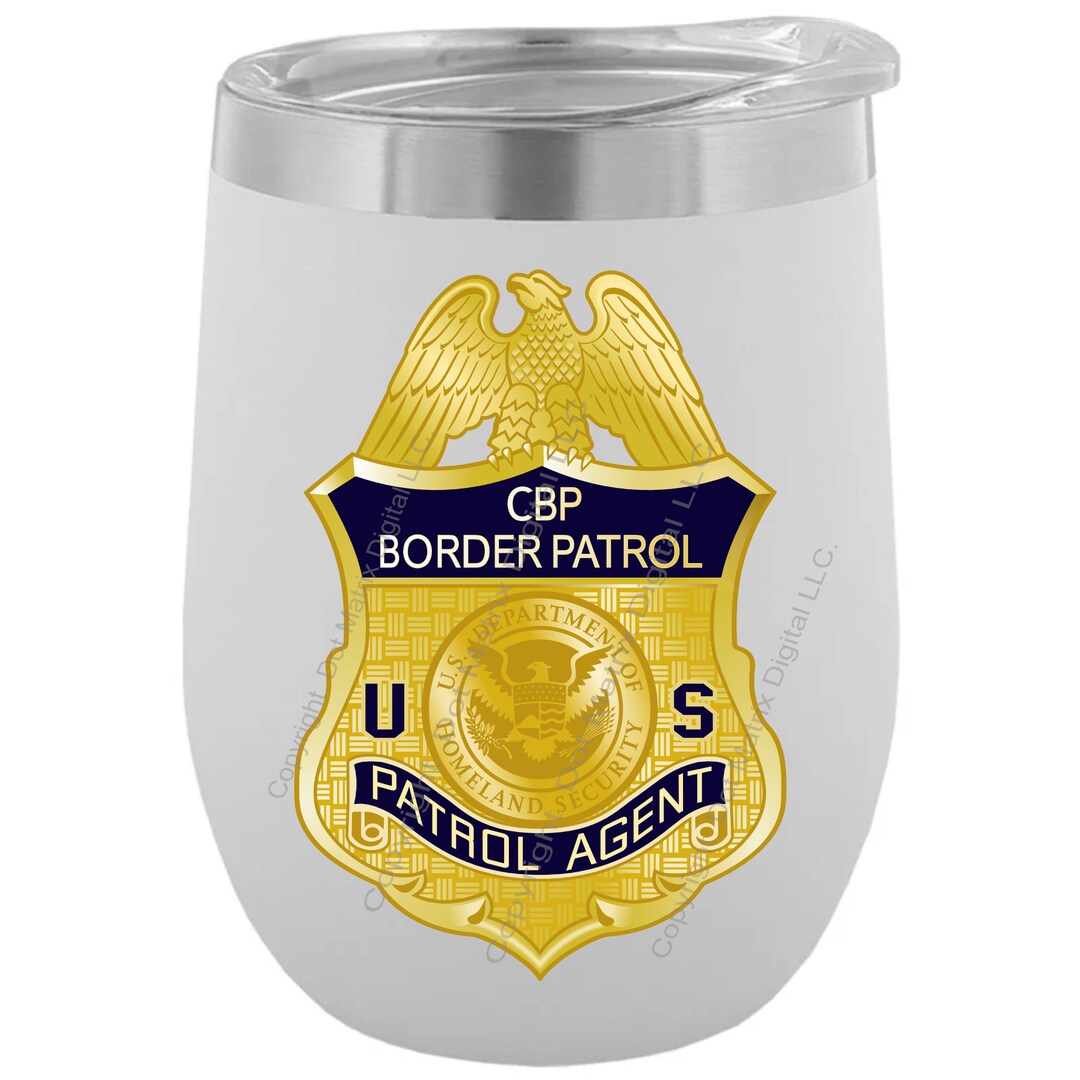 CPB Patrol Agent Badge Suitable for Diy Personalized Coffee Mugs T ...
