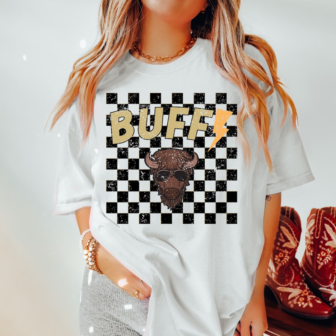 Preppy Colorado Football Shirt Women Vintage Buffalo Tshirt - Etsy