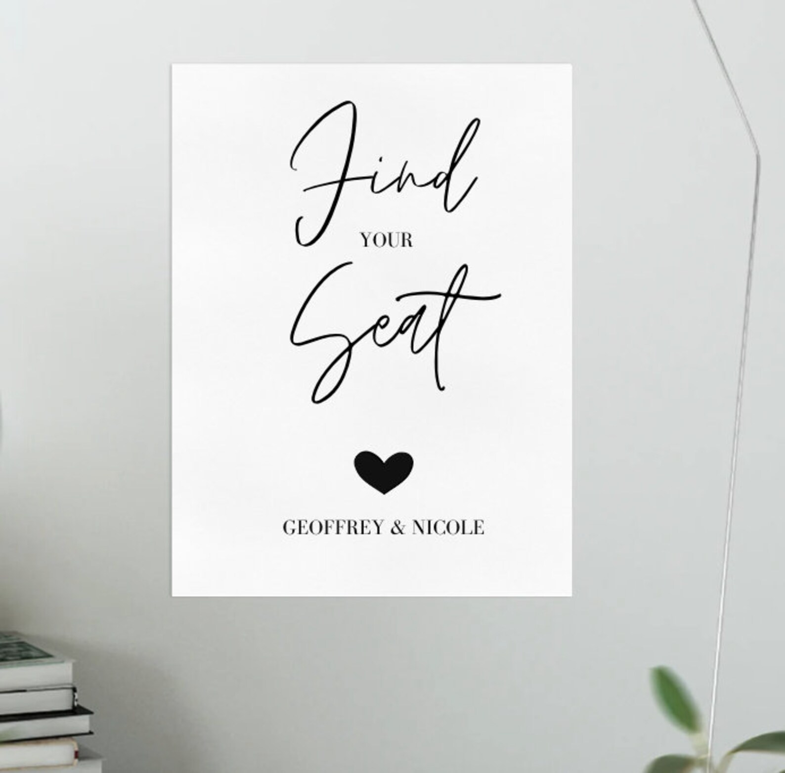 Find Your Seat Wedding Sign Printable, Editable Wedding Sign Template ...