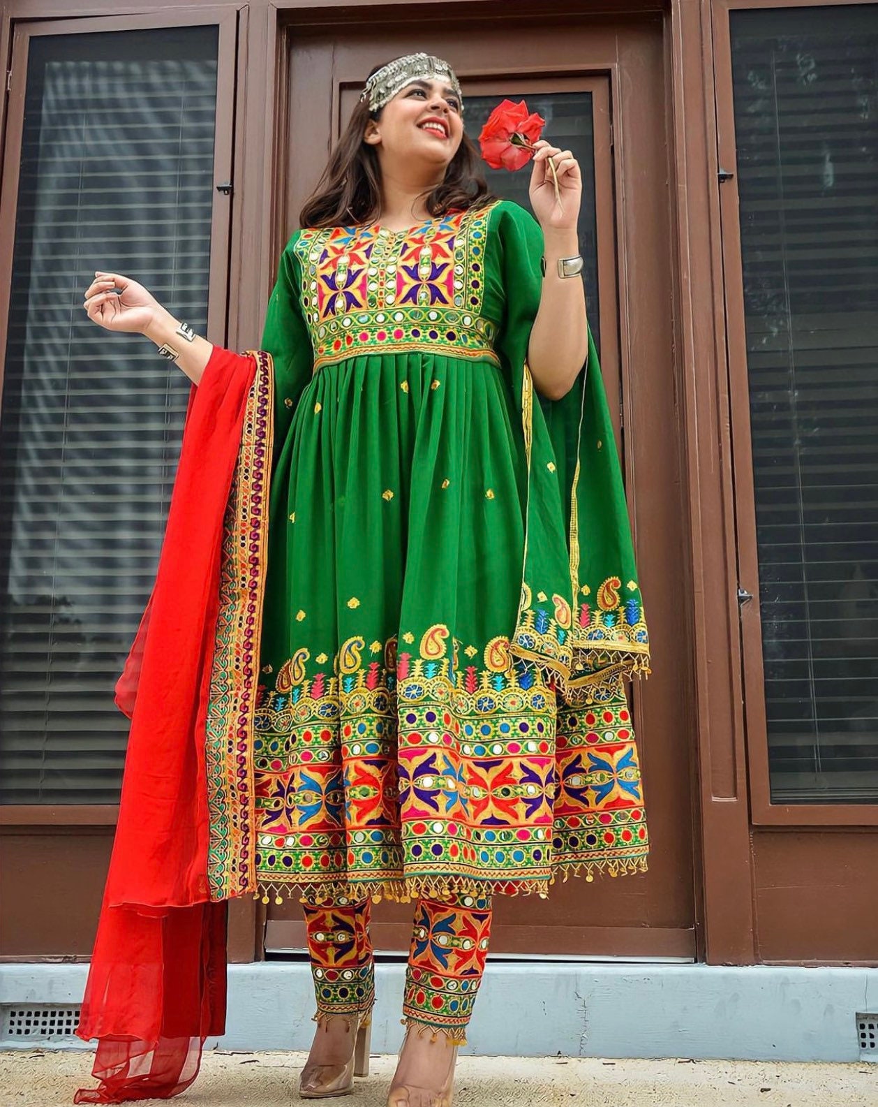 Shirin Afghan Dress - Etsy Australia