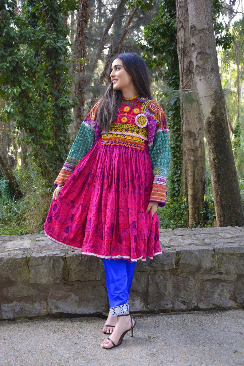 Elham Afghan Dress - Etsy UK