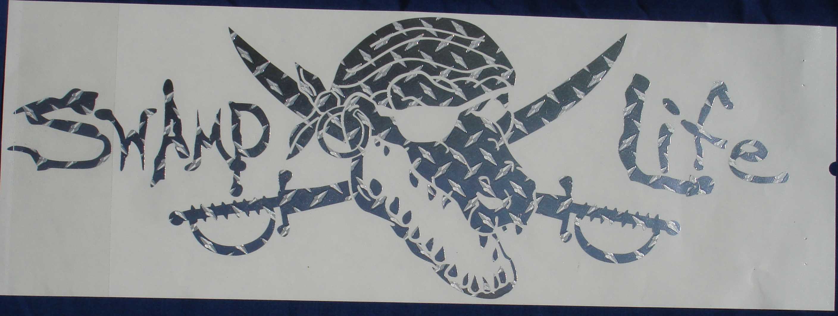 Swamp Life UF University of Florida Gators, Gator Skull Vinyl Decal ...