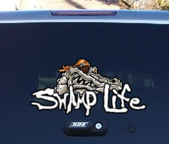 Swamp Life 3D Skull Decal - Etsy