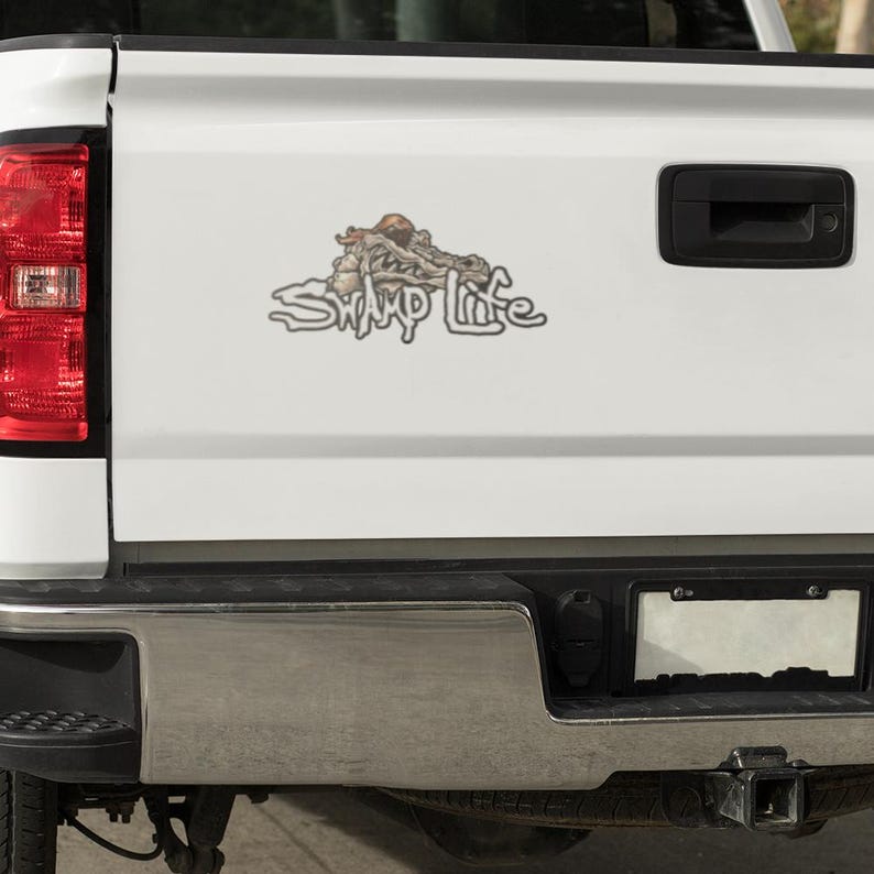 Swamp Life 3D Skull Decal - Etsy