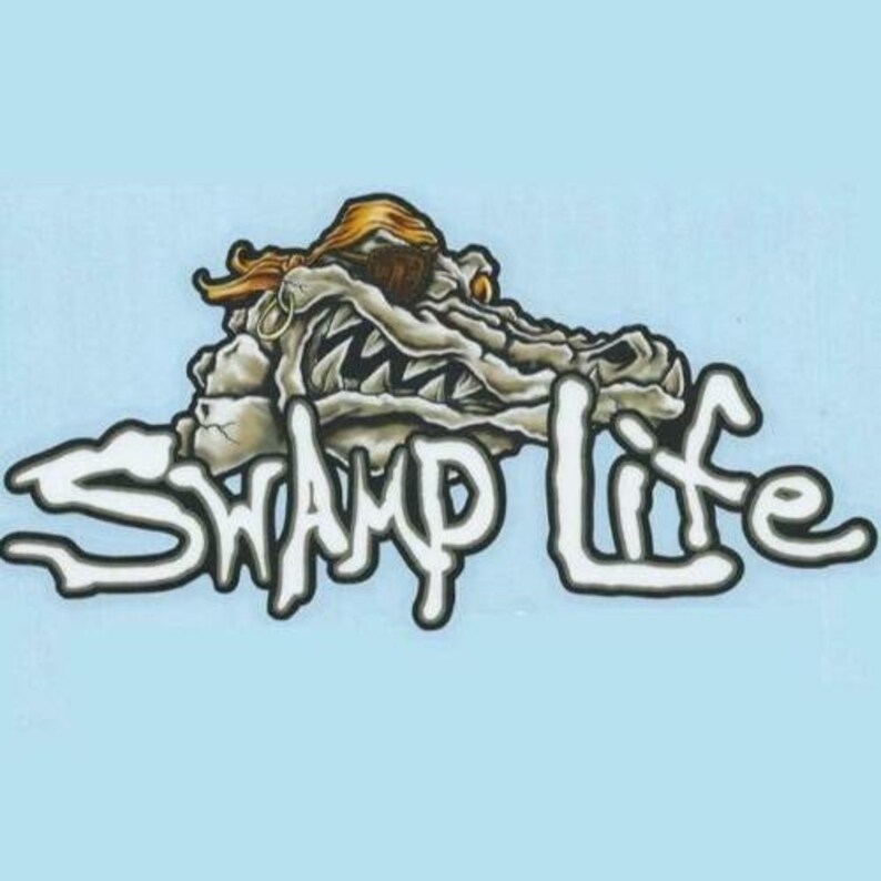 Swamp Life 3D Skull Decal - Etsy