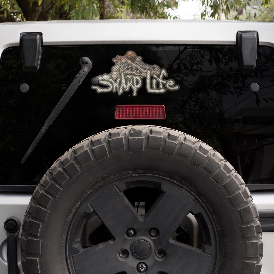 Swamp Life 3D Skull Decal - Etsy