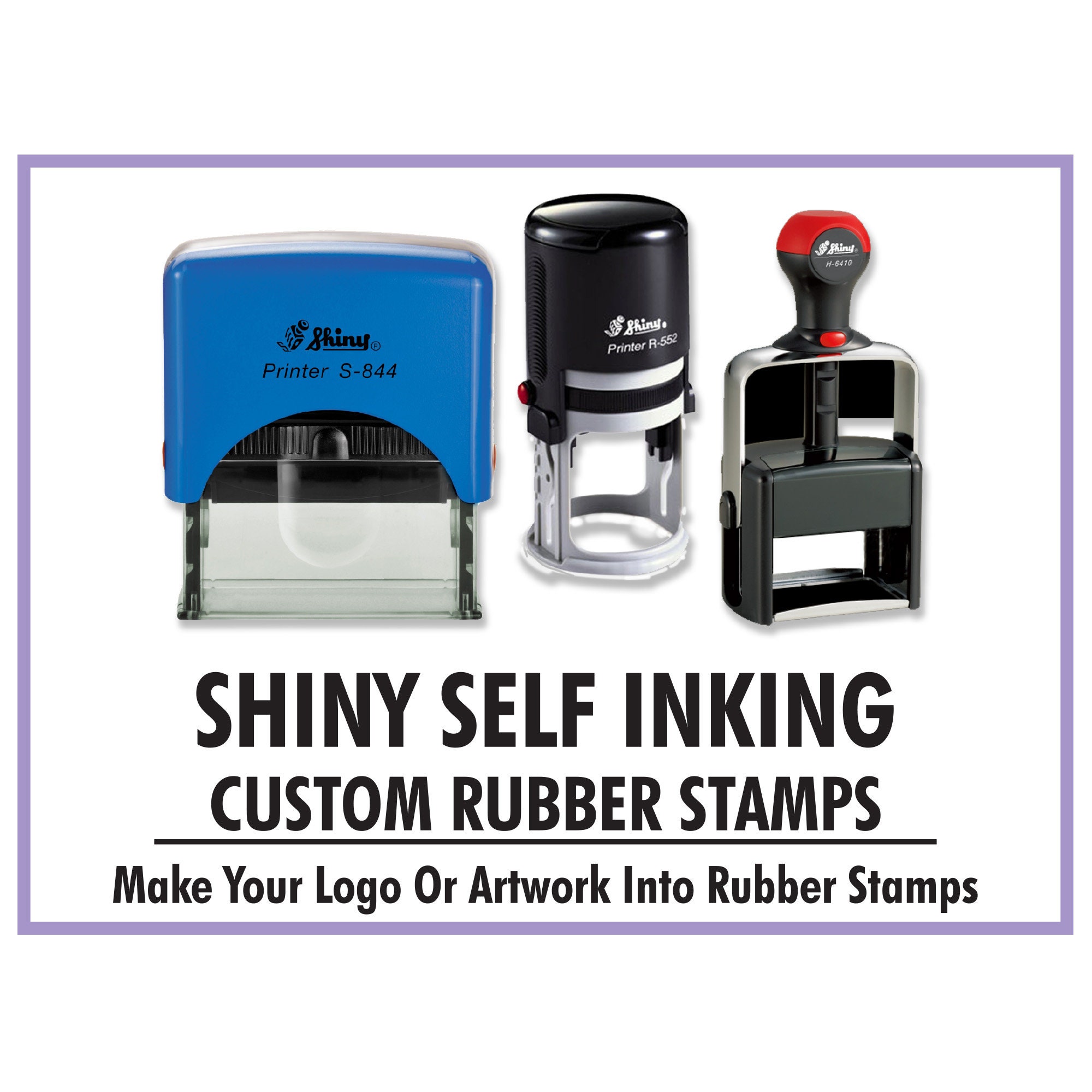 Shiny Self Inking Stamps