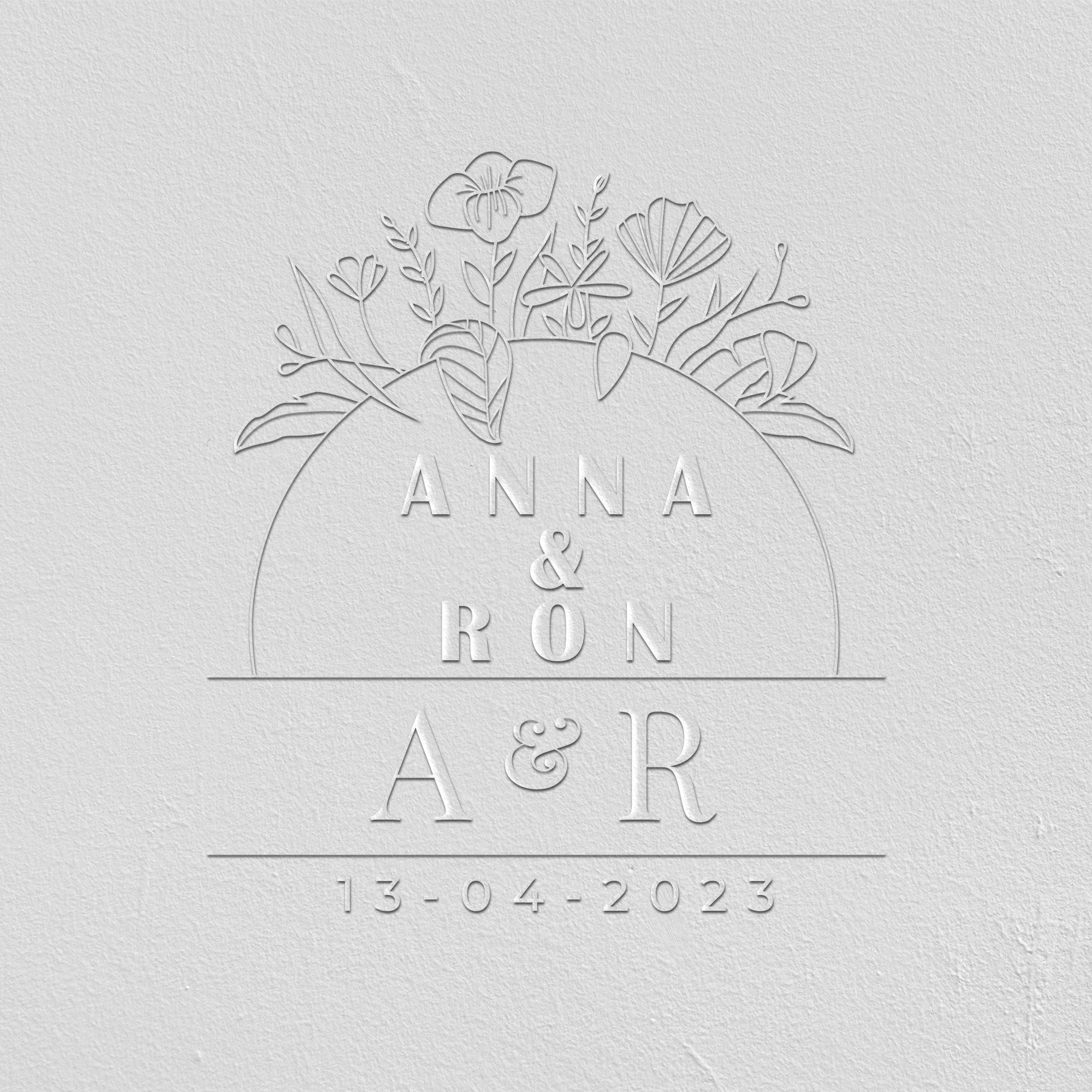 WEDDING CARD EMBOSSER Custom Wedding Embosser Personalised - Etsy Australia