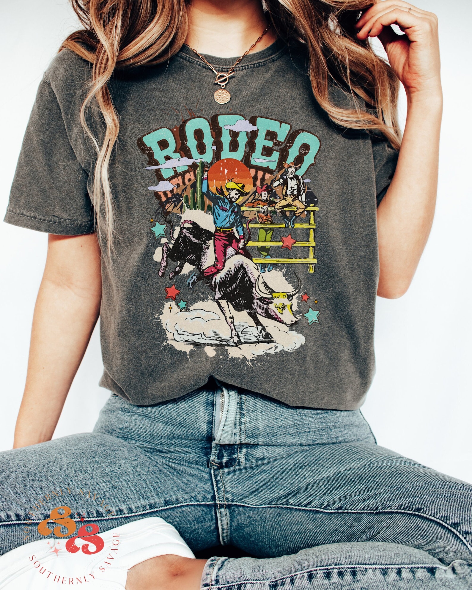 Rodeo Western Graphic Tee, Western Tshirt, Cowgirl Shirt, Trendy ...