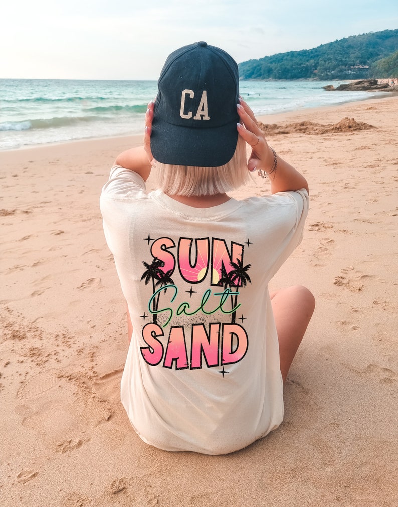 Sun Salt Sand T Shirt, Life's A Beach Tshirt, Beach Tee, Comfort Colors ...