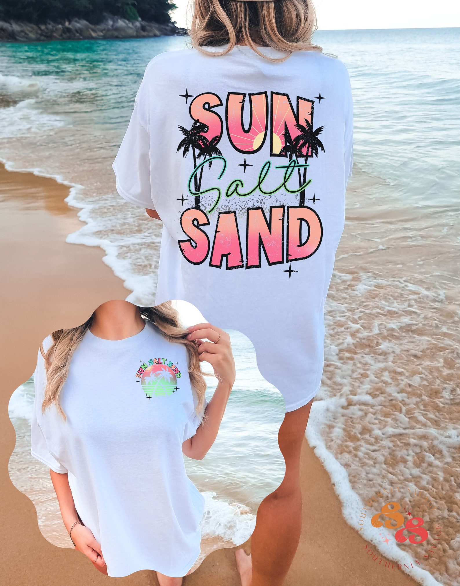 Sun Salt Sand T Shirt, Life's A Beach Tshirt, Beach Tee, Comfort Colors ...