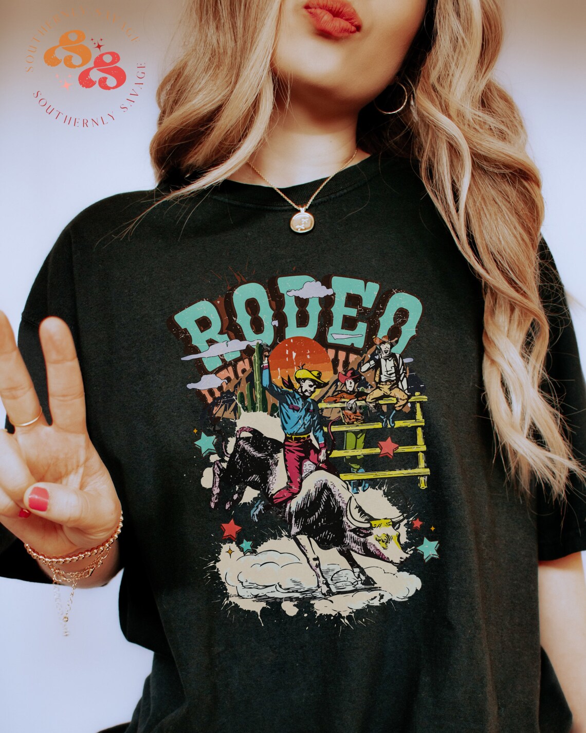 Rodeo Western Graphic Tee, Western Tshirt, Cowgirl Shirt, Trendy ...