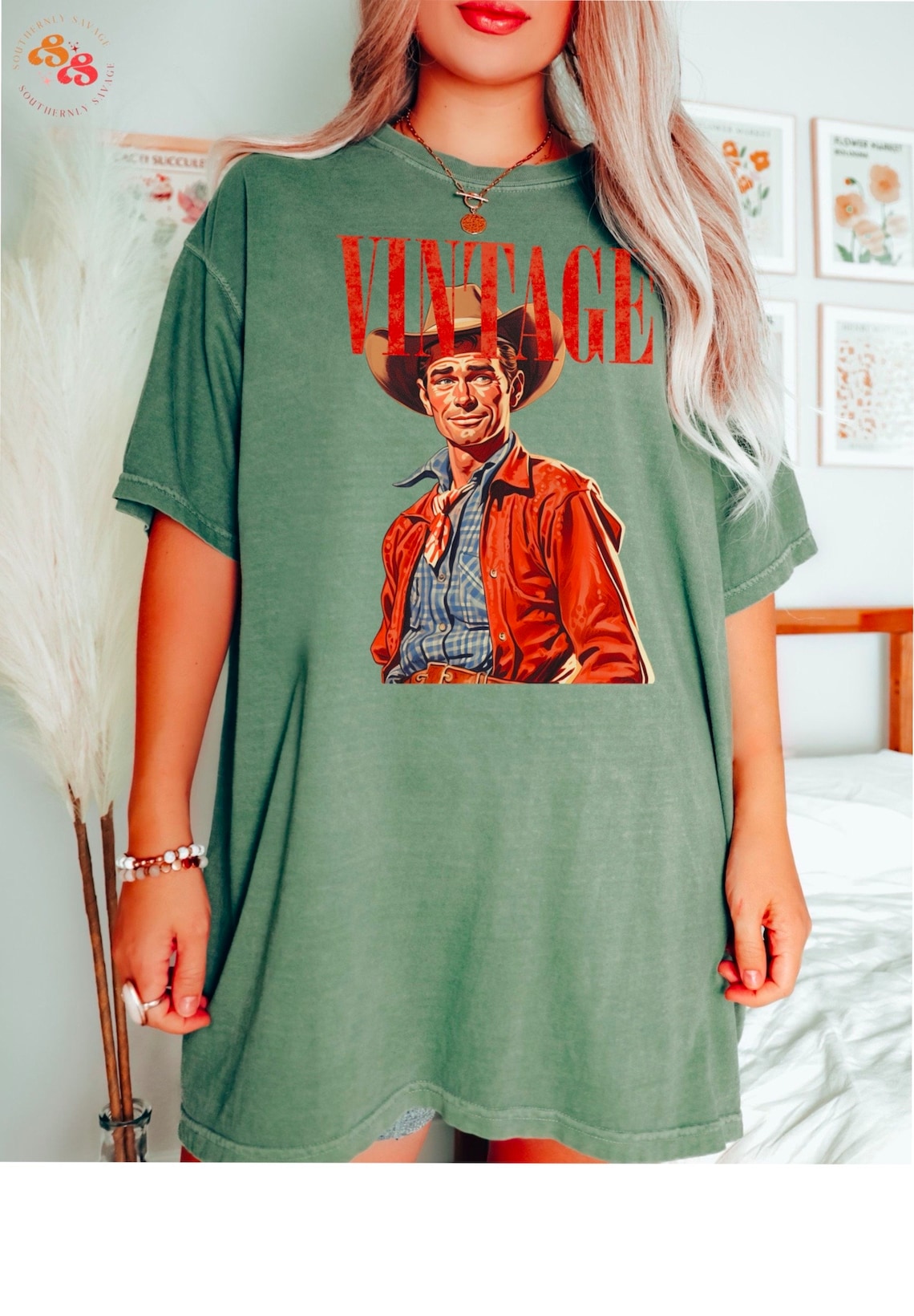 Vintage Cowboy Comfort Colors Tshirt Trendy Western Graphic Tshirt - Etsy