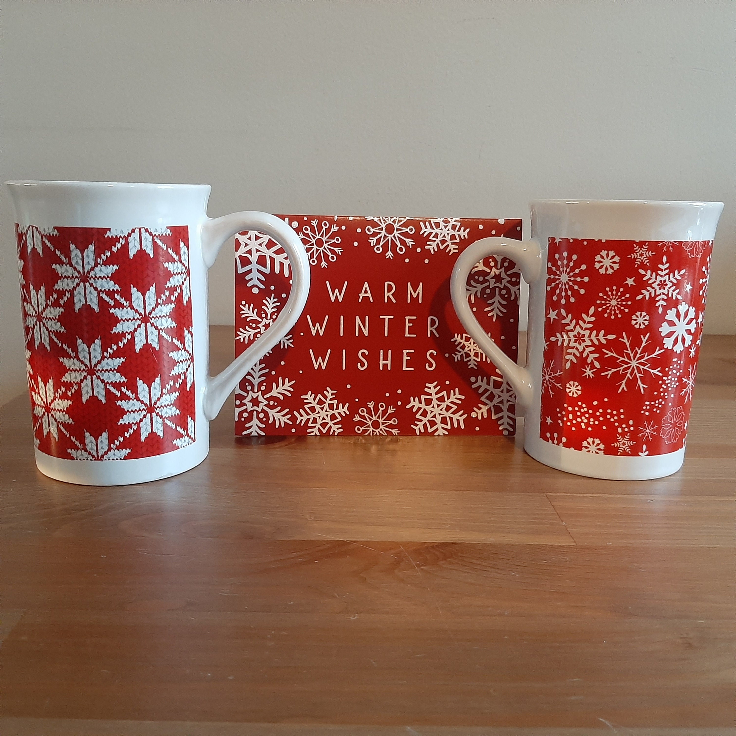 Snowflake Mug,christmas Mug,holiday Mug,royal Norfolk Mugs,royal ...