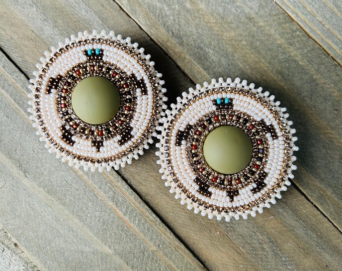 Beaded Earrings - Etsy