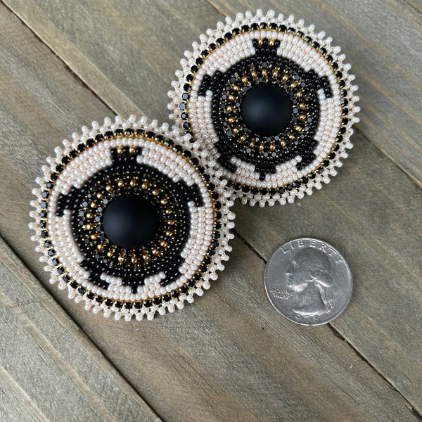 Beaded Earrings Native - Etsy