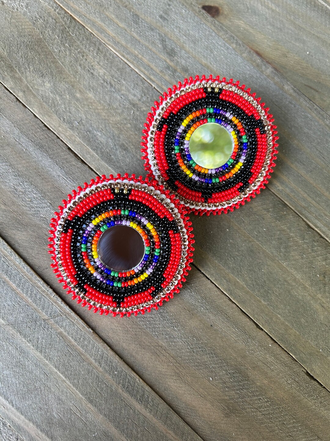 XXL Beaded Red Turtles! - Etsy