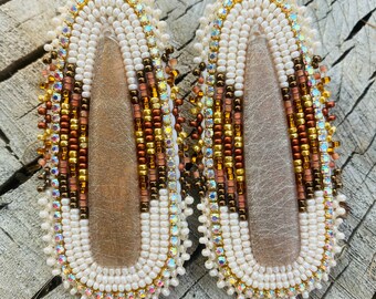 Beaded Earrings - Etsy