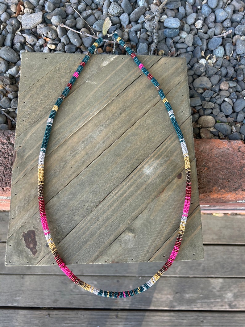 Beaded Necklace - Etsy