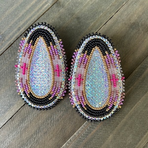 Beaded Earrings - Etsy
