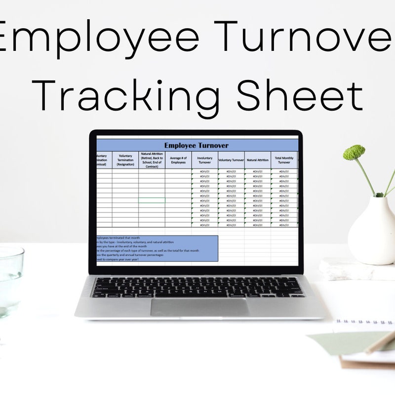 Employee Turnover Template - Etsy