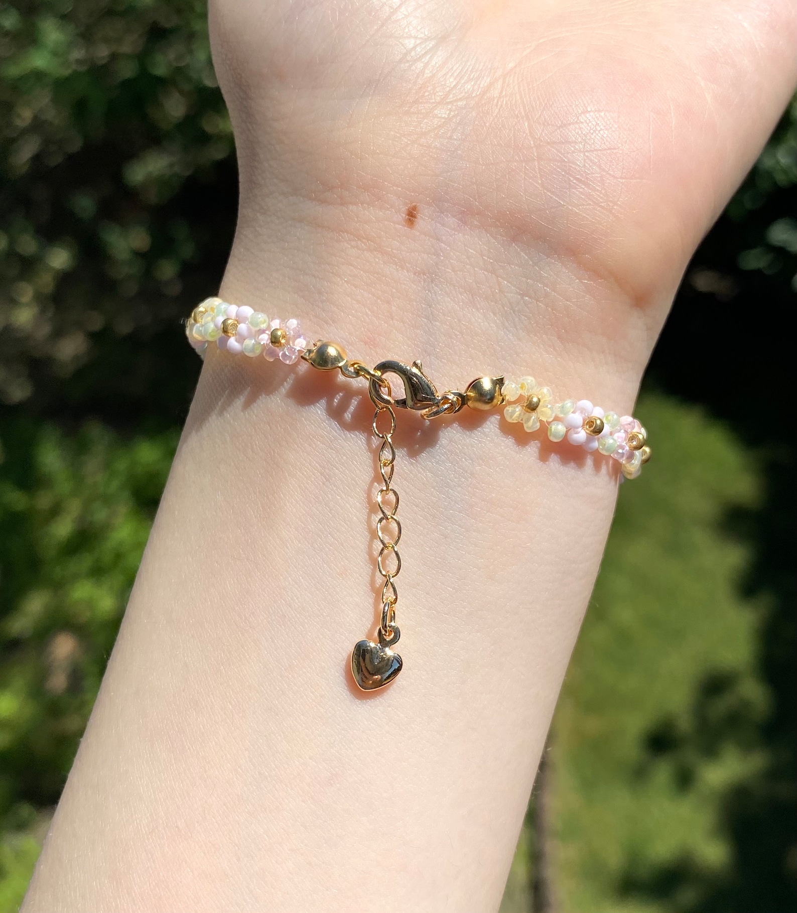 Custom Beaded Flower Bracelet | Handmade With Multiple Colours to ...