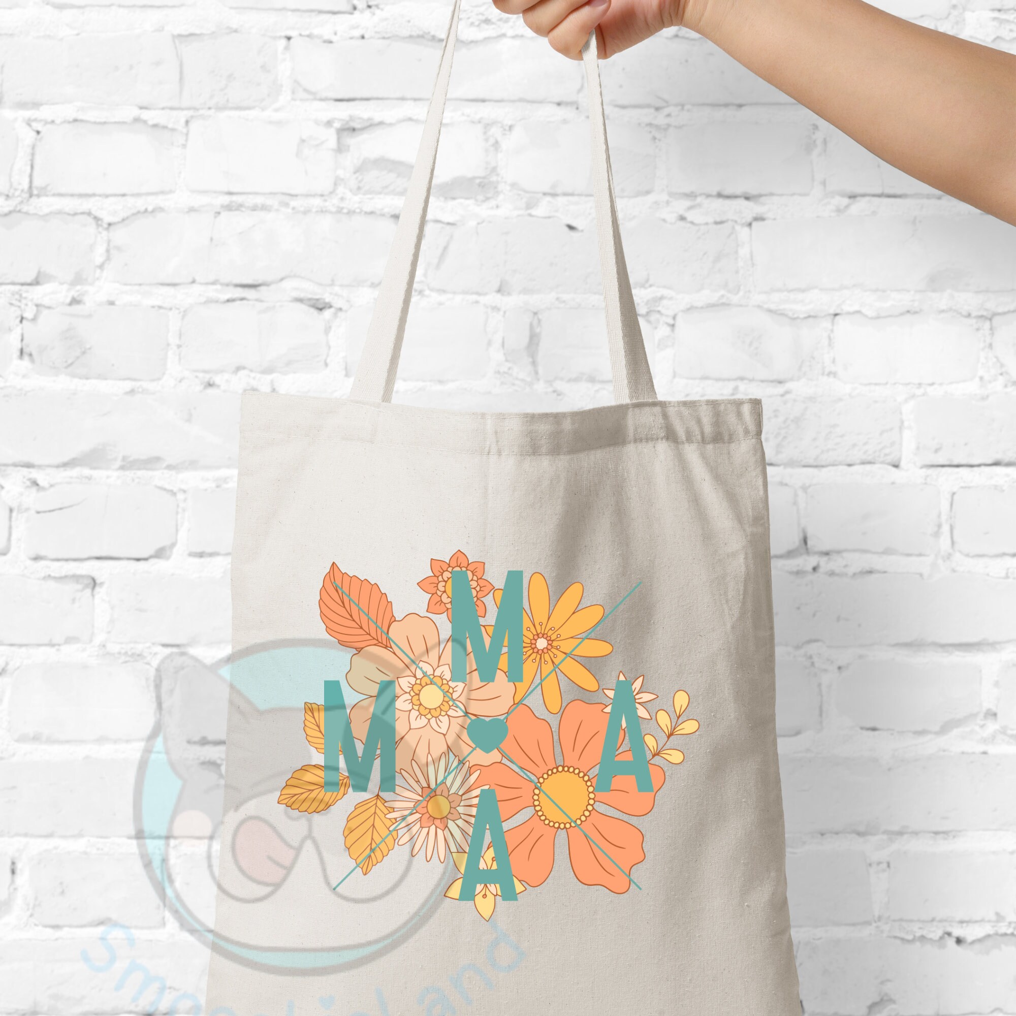 Mama X Floral PNG, Sublimation Design, Orange Sublimation, Trending ...
