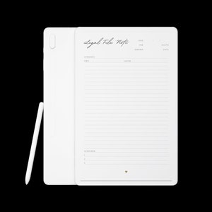 Legal File Note Law Client Note Template Meeting Notes Telephone Note ...