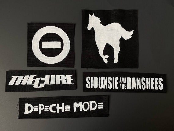 Hand Painted New Wave Goth Metal Patches Sew On - Etsy