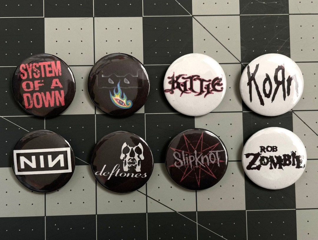 1.25" Nu Metal Pinback Buttons - Etsy
