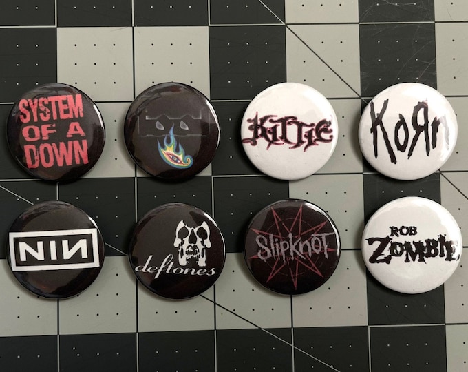 1.25" Nu Metal Pinback Buttons - Etsy