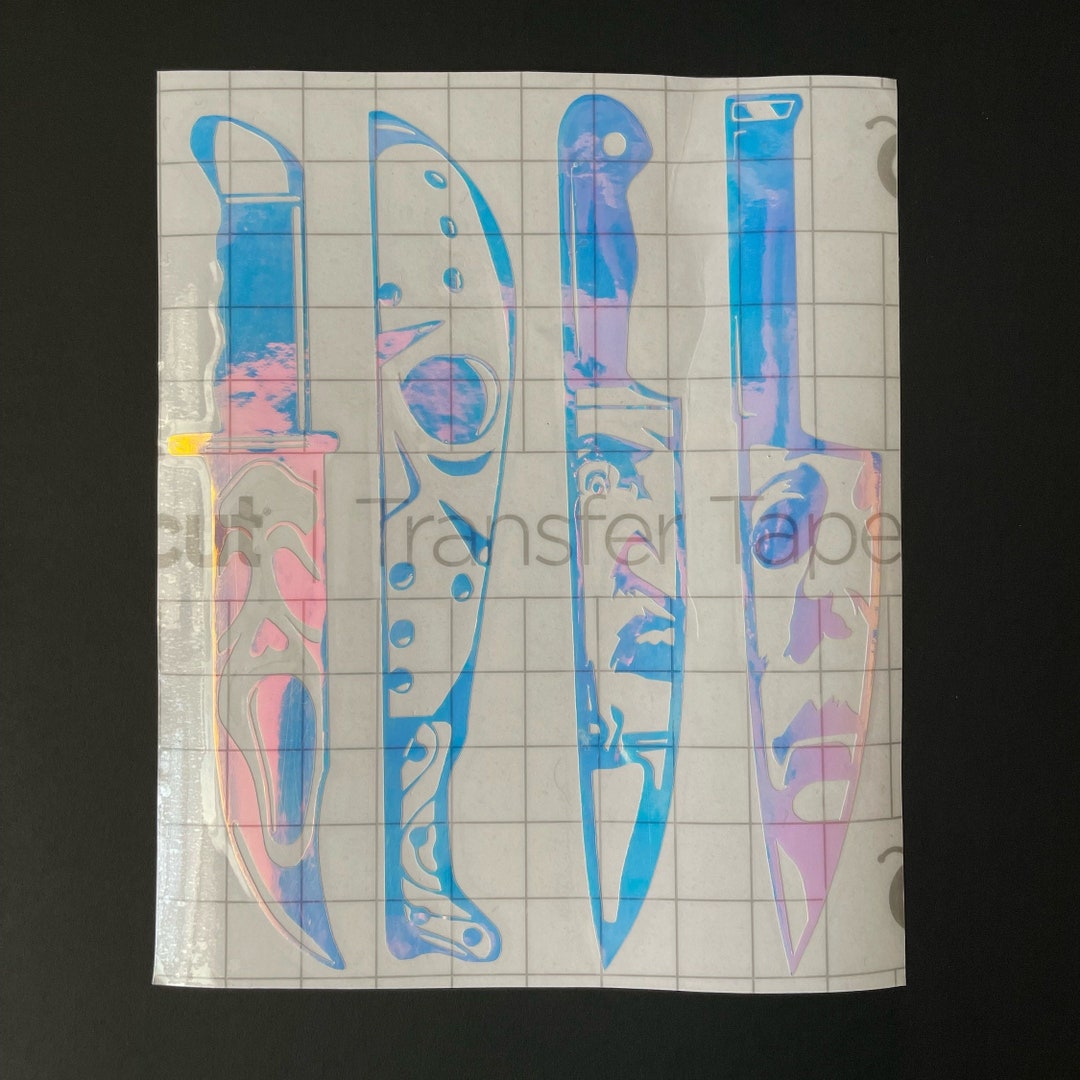 Horror Movie Slasher Knives Car Decal | Vinyl Sticker, Water Bottle ...