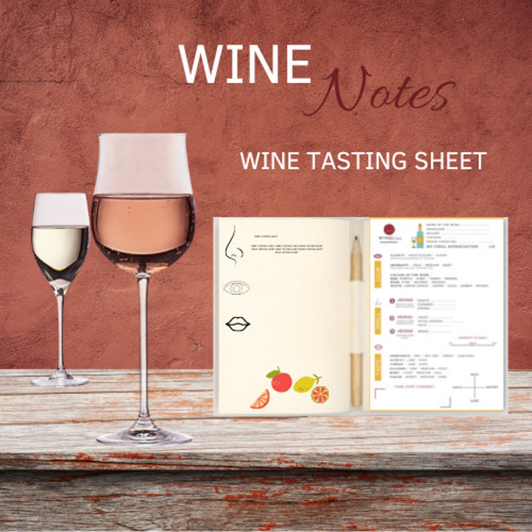 Printable Wine Tasting Sheet / Wine Notes / Wine Tasting Sheet ...