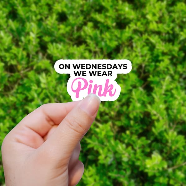 On Wednesday We Wear Pink - Etsy