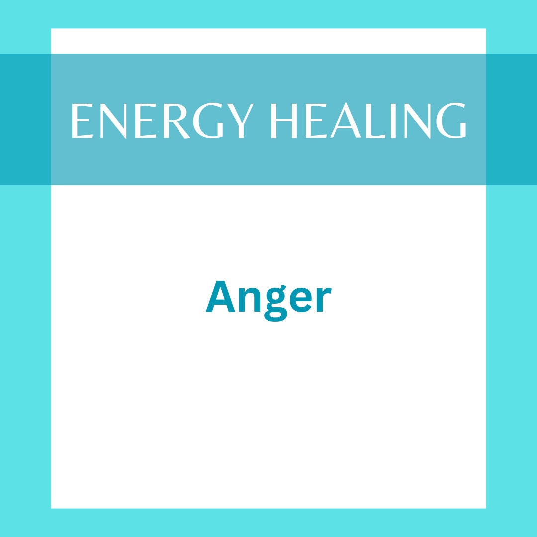 Anger Energy Healing 30 Minute Session - Etsy