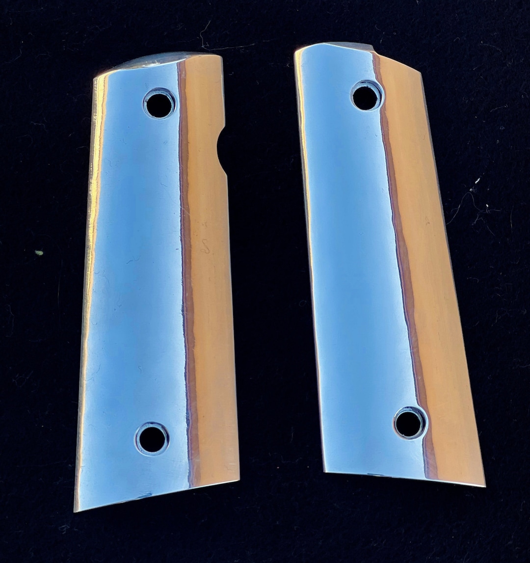 Blank 1911 Grips Semipolished Aluminum - Etsy