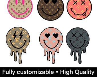 Preppy Smiley Face Png - Etsy