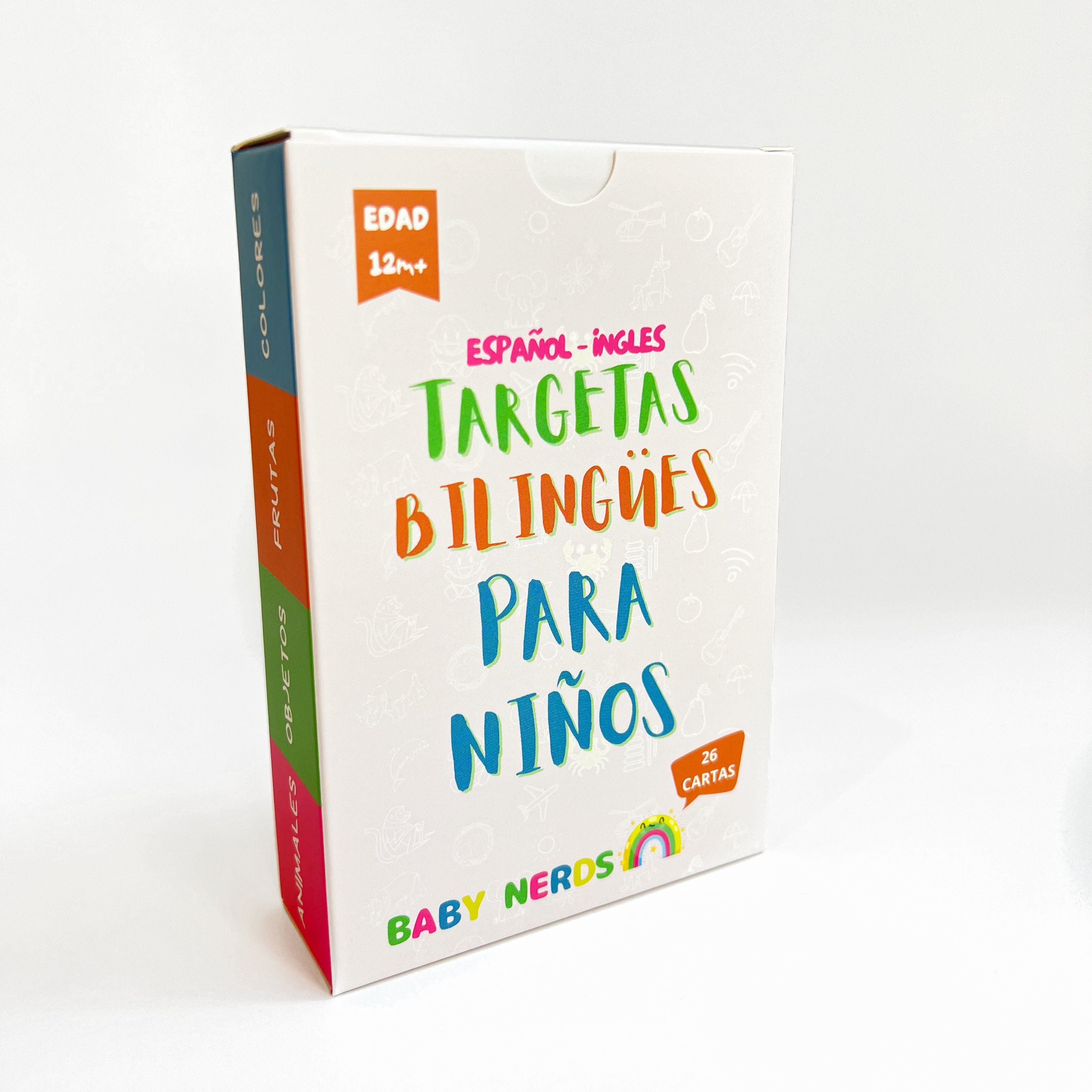 Bilingual Alphabet Flashcards 26 Cards Included English/spanish Extra ...