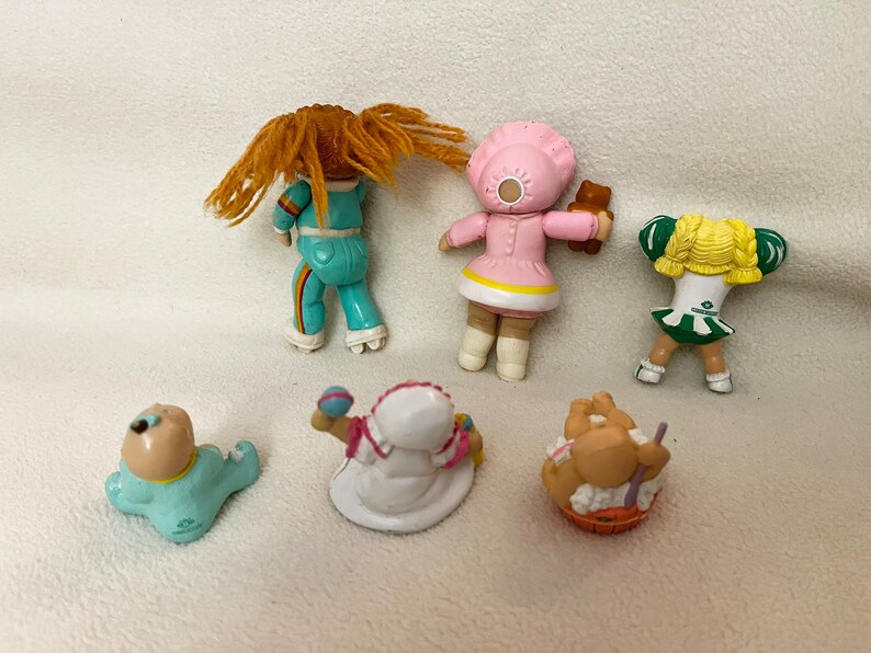Lot of 6 Vintage 80s Cabbage Patch Mini Figurines - Etsy