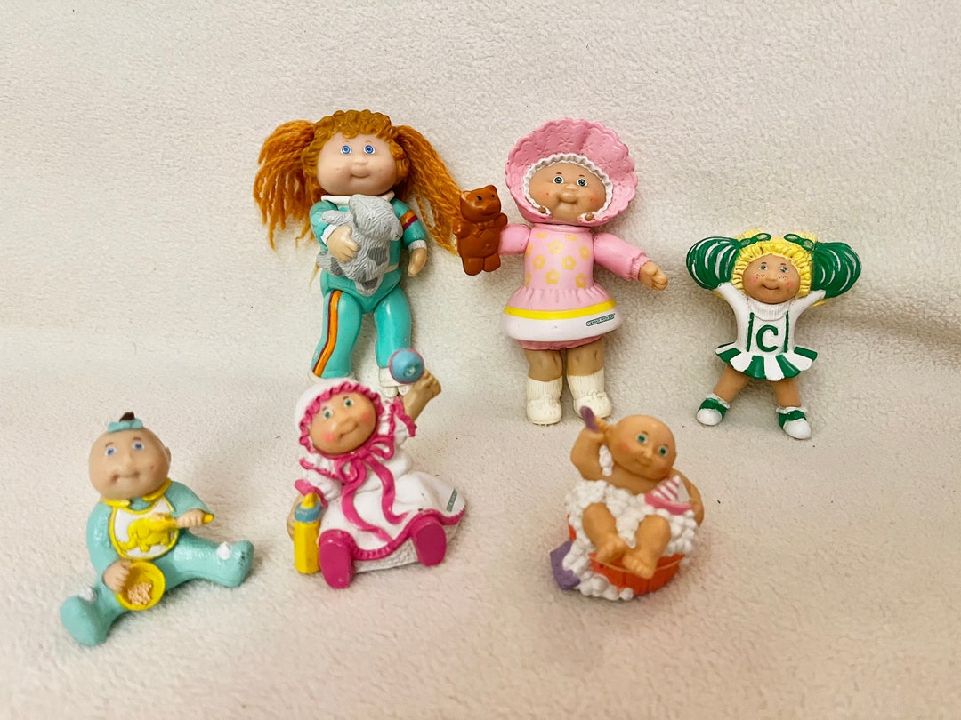 Lot of 6 Vintage 80s Cabbage Patch Mini Figurines - Etsy