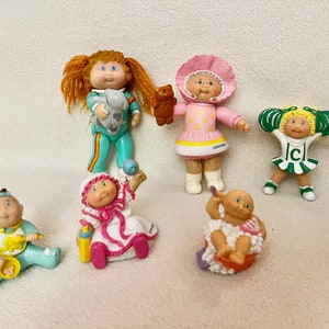 Lot of 6 Vintage 80s Cabbage Patch Mini Figurines - Etsy