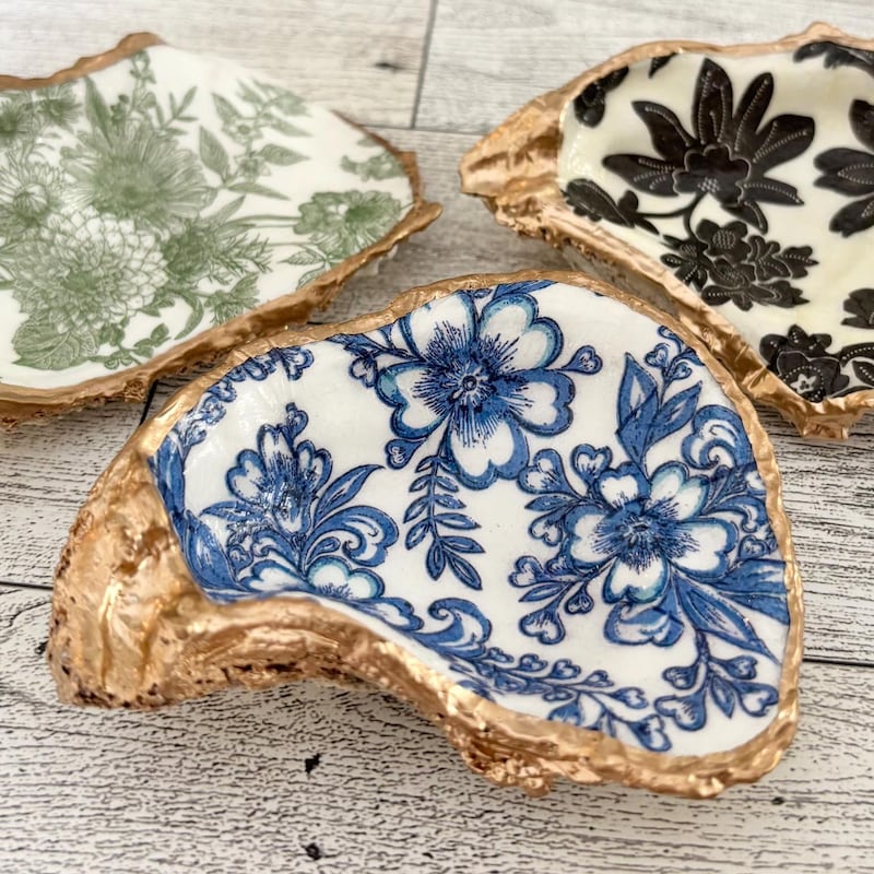 Oyster Shell Ring Dish - Etsy