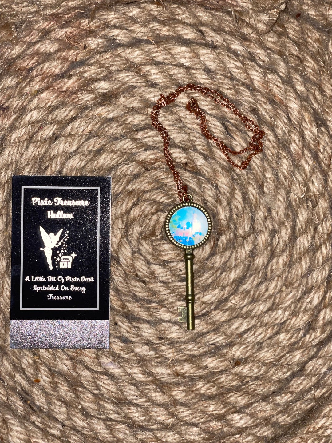 Key to the Kingdom Brass Castle Key Necklace - Etsy