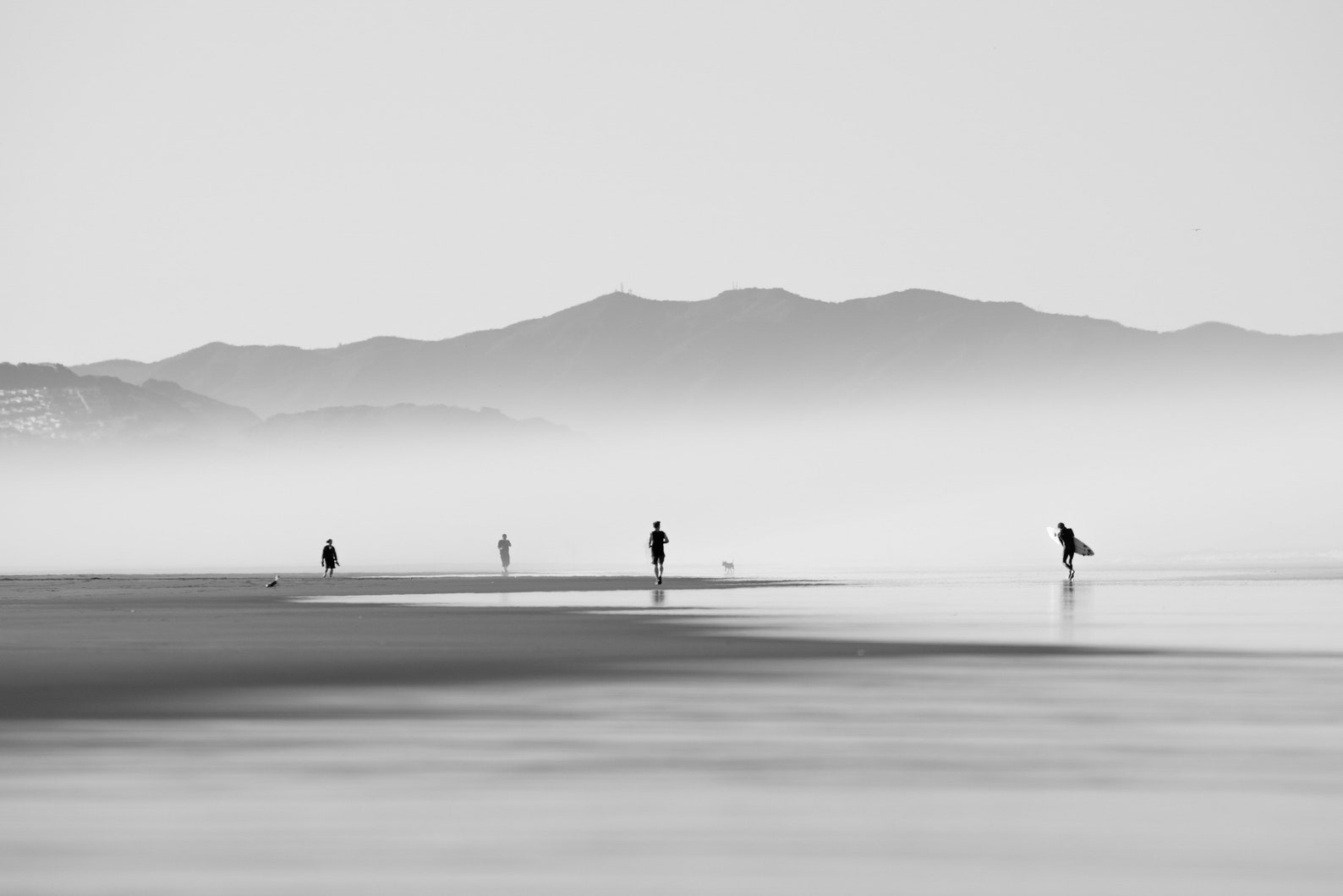 Relaxing Photo Surf Photography Minimalist Art Moody Beach Print Gift ...