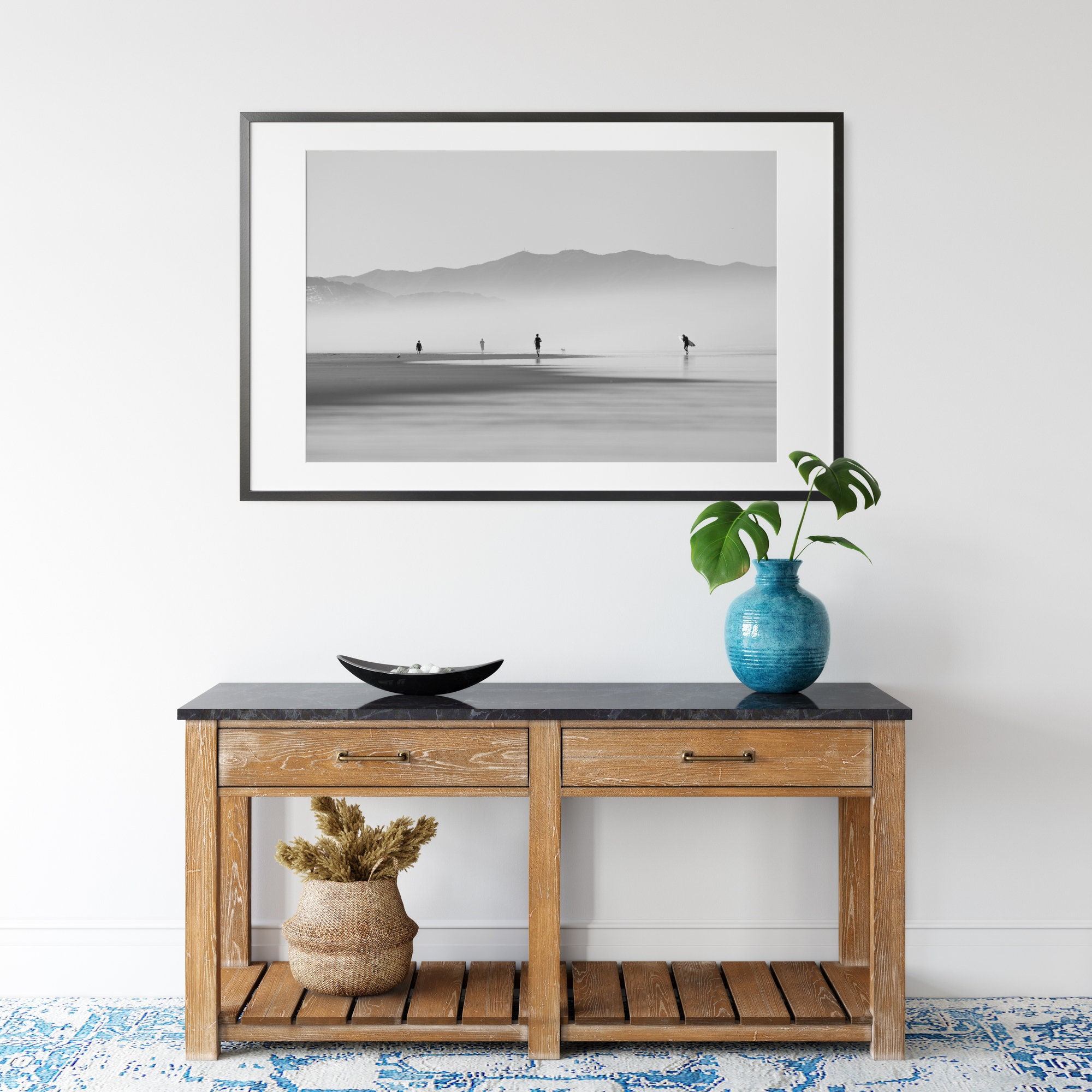 Relaxing Photo Surf Photography Minimalist Art Moody Beach Print Gift ...