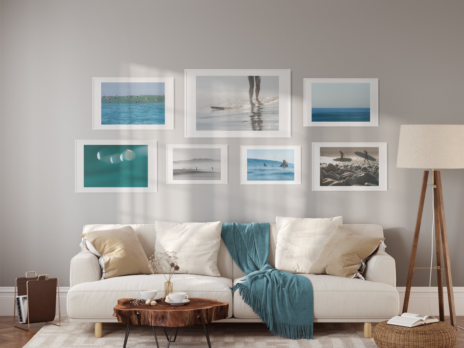 Relaxing Photo Surf Photography Minimalist Art Moody Beach Print Gift ...
