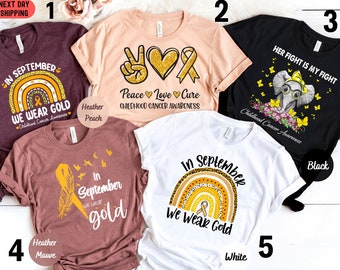 Support Squad Childhood Cancer T-shirt Kids Cancer Gift - Etsy