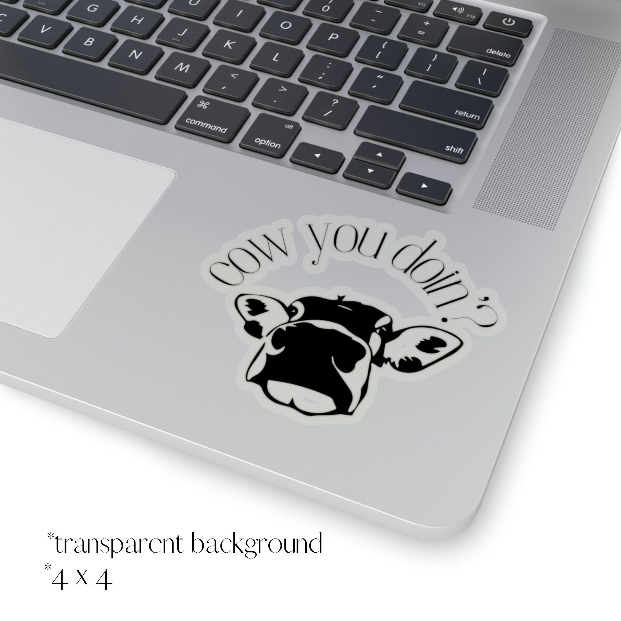 Cow You Doin'? - Cow Sticker - Etsy